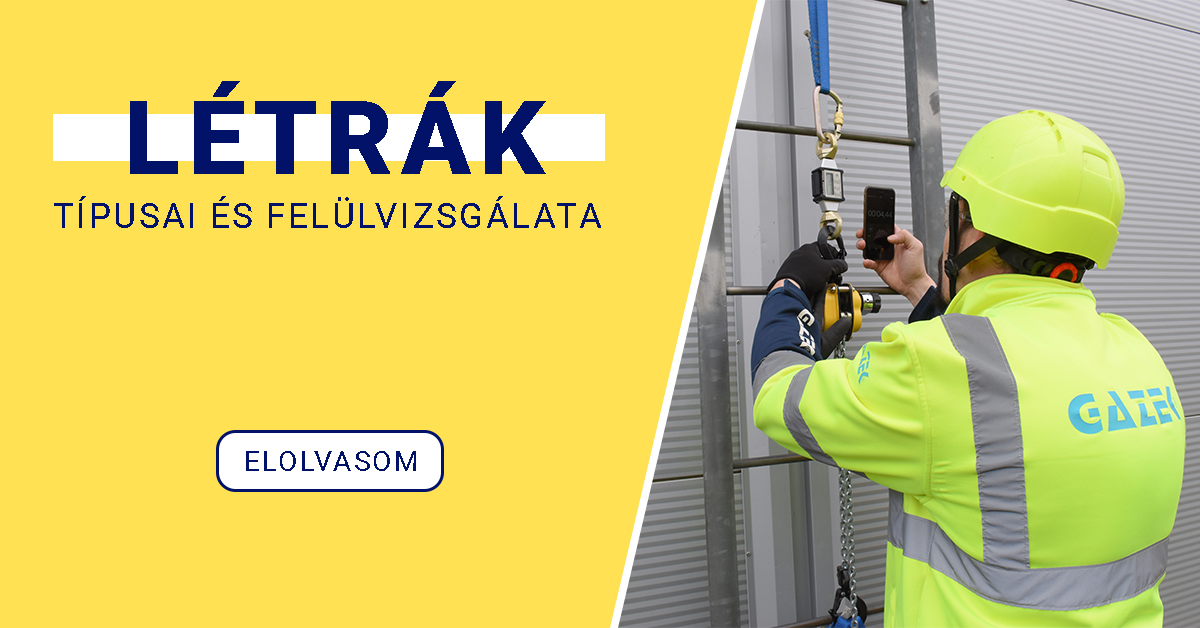 Létrák típusai és felülvizsgálata - GAZEK